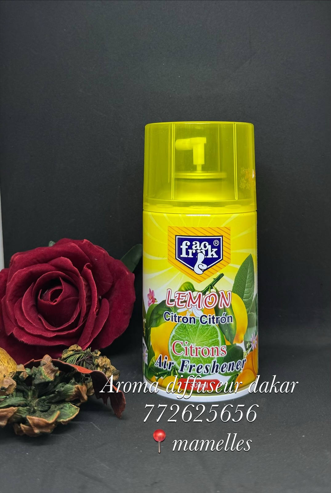 Recharge diffuseur automatique lemon 300ml - Aroma Diffuseur Dakar